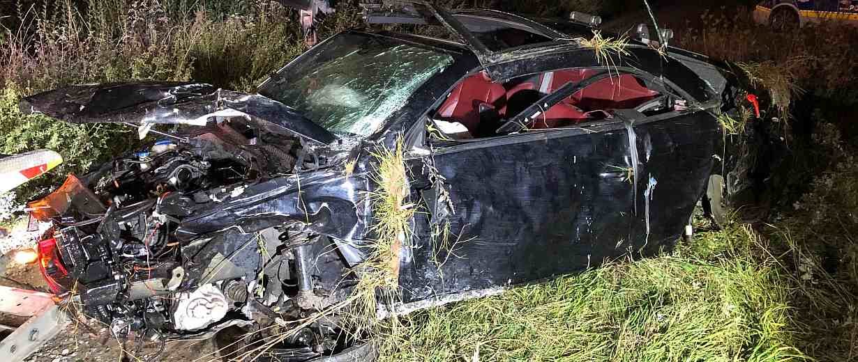 A65/Edesheim: Schwerer Verkehrsunfall - Auto überschlägt sich mehrfach ...